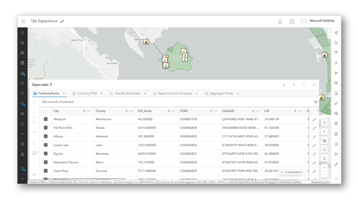New Multi-Tab Experience in Map Viewer - ANALYTX